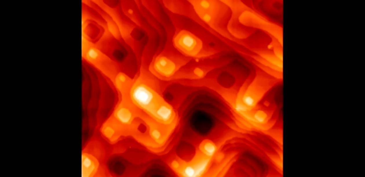 Microscope à effet tunnel / Cuivre | Le blob, l'extra-média