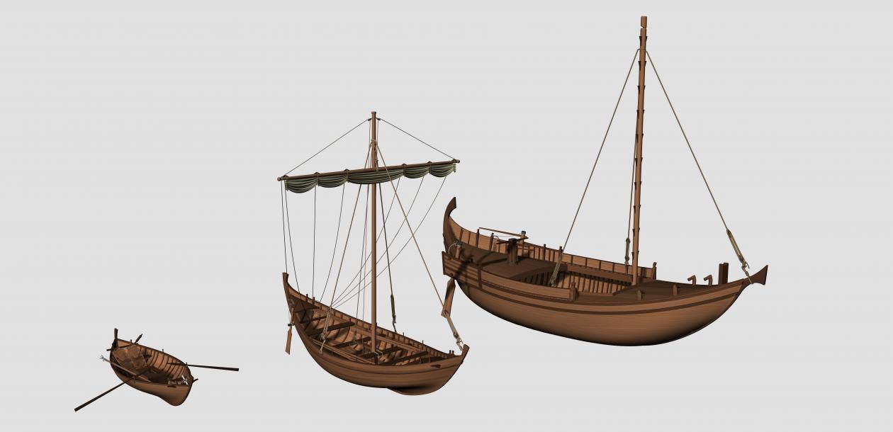 Des bateaux antiques en trois dimensions | Le blob, l'extra-média